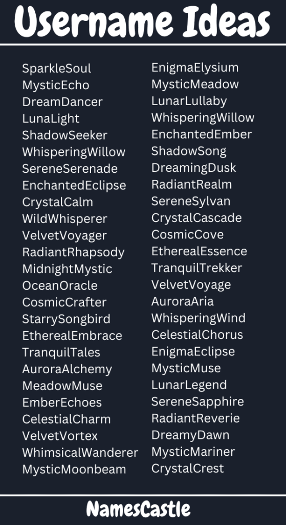 500 Best Username Ideas Cool Creative Epic Interesting 500 Best Username Ideas Cool Creative Epic Interesting