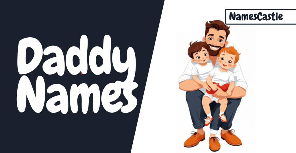 530 Daddy Names Unique Cute Funny Creative Cool Swag