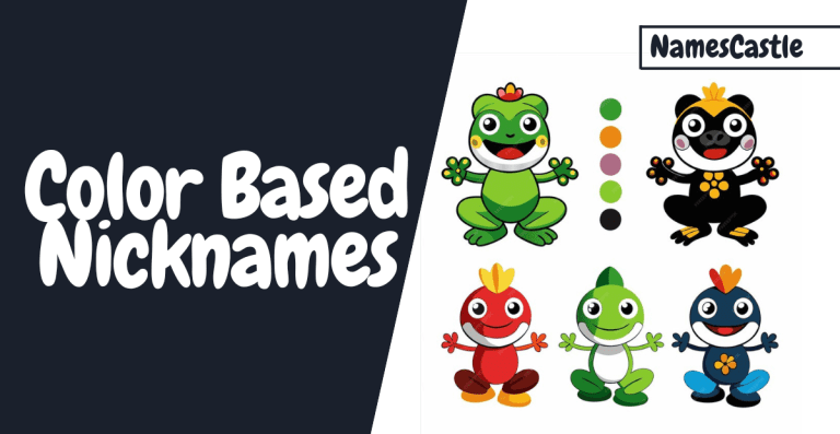 430+ Color-Based Nicknames Creative Unique Stylish & Cool